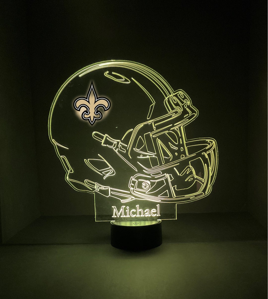 New Orleans Saints, Light Up, Modern Helmet, NFL Football LED Sports ...