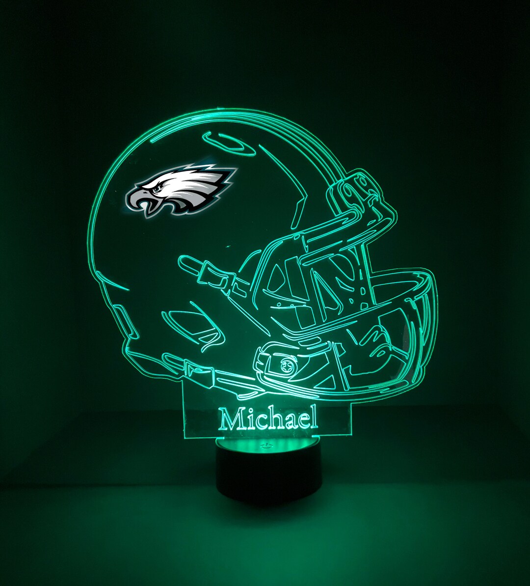 Philadelphia Eagles, Light Up, Modern Helmet, NFL Football LED Sports ...