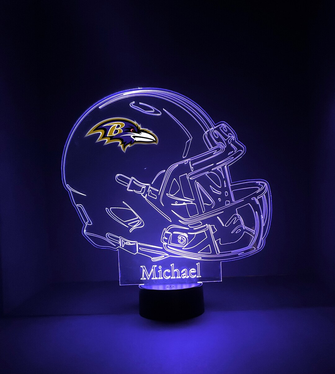 Baltimore Ravens, Light Up, Modern Helmet, NFL Football LED Sports Fan ...
