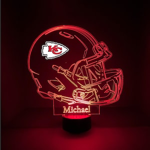 Kansas City Chiefs,modern Helmet, Light Up, NFL Football LED Sports Fan ...
