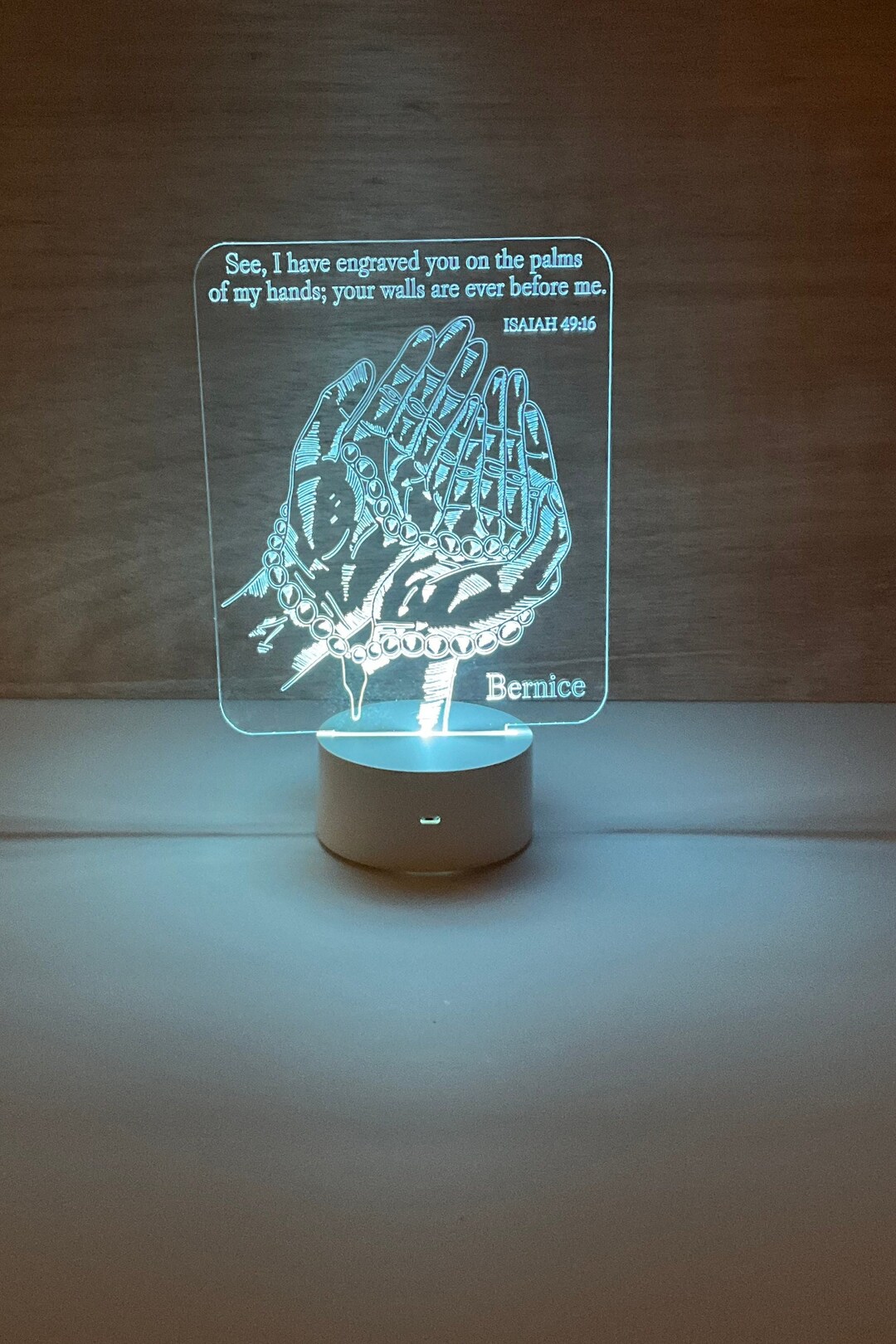 Religious Personalized LED Light, Gift Item Lamp, LED Base Night Lights ...