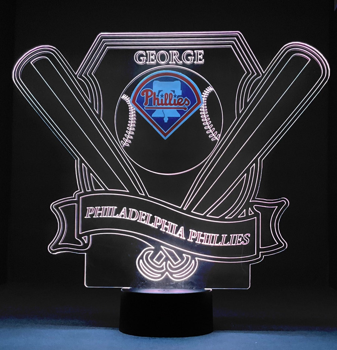 Philadelphia Phillies MLB Baseball Sports Light up Lamp LED ...