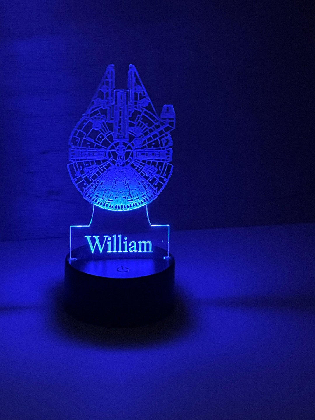 Mil. Falcon Personalized LED Light, Gift Item Lamp, LED Base Night ...