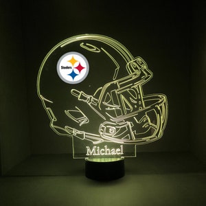 Pittsburgh Steelers, Light Up, Modern Helmet, NFL Football LED Sports ...