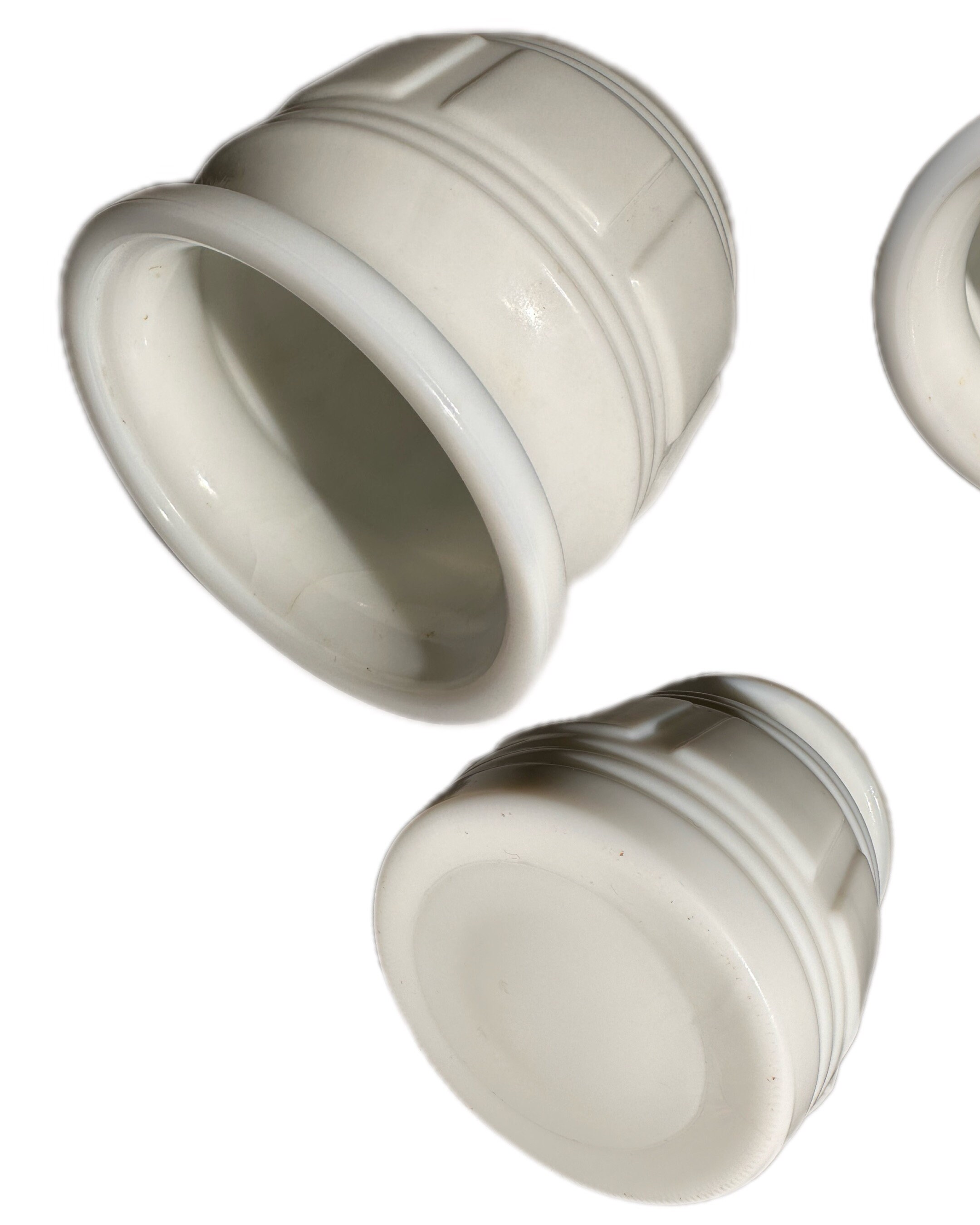 Vintage Milk Planter and Vase Randall Square Raised Windowpane Barrel ...