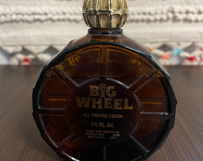 Vintage Avon Big Wheel Cologne Bottle | All Purpose Lotion - Etsy