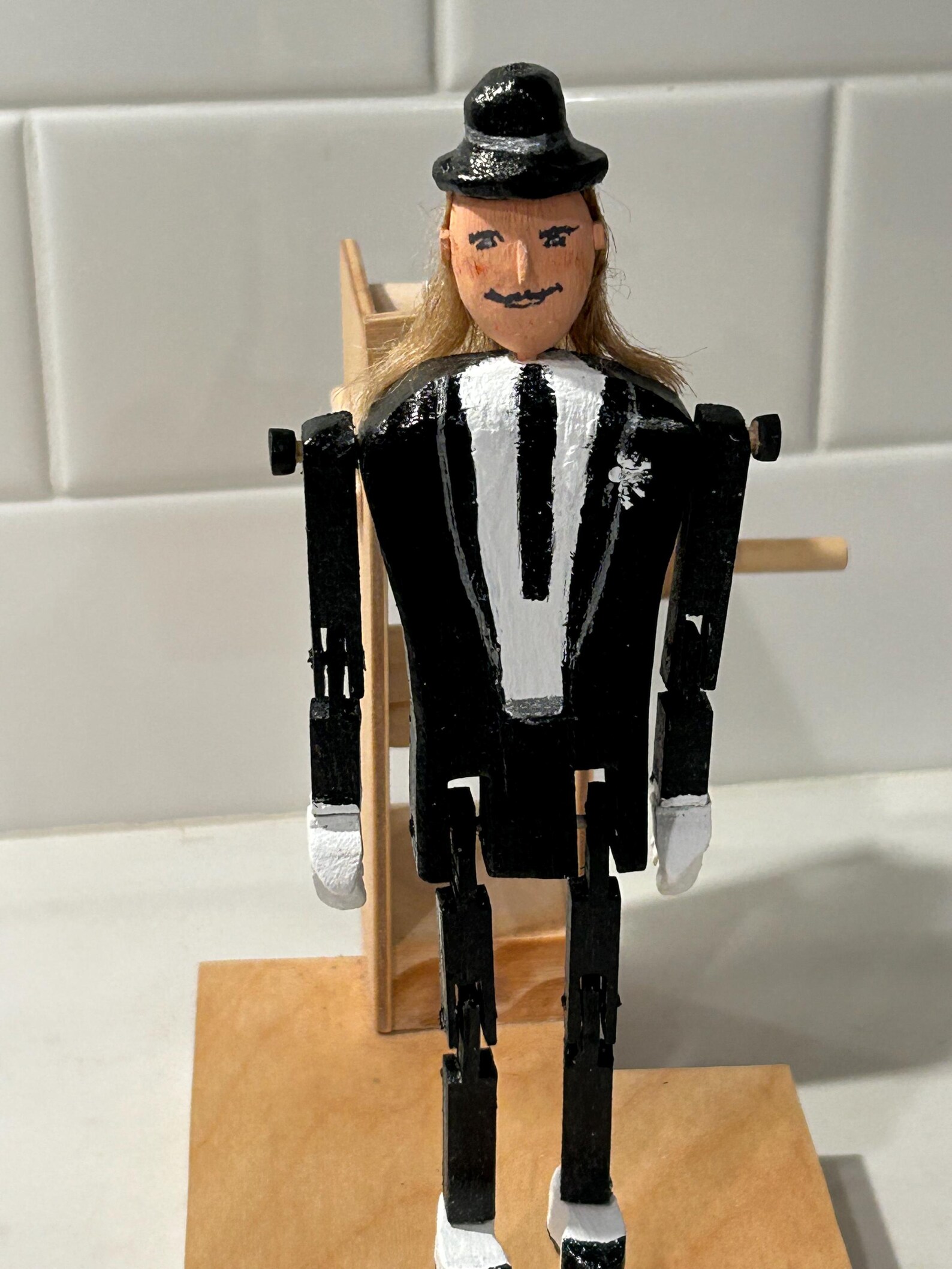 Handmade Wooden Dancing Man Automaton, Classy Calvin - Etsy