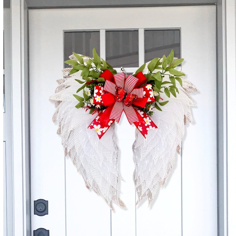 Angel Wing Wreaths - Etsy