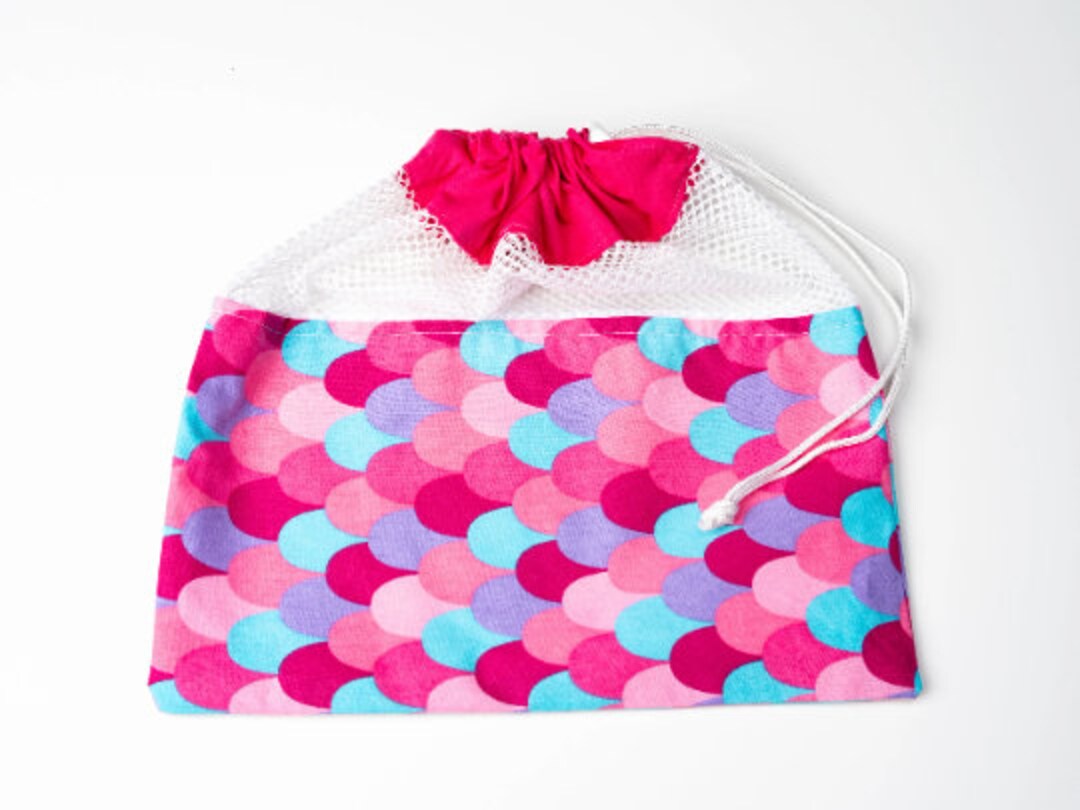 Mermaid Love Grip Bag, Netted Grip Bag, Gymnastics Grip Bag, Drawstring ...