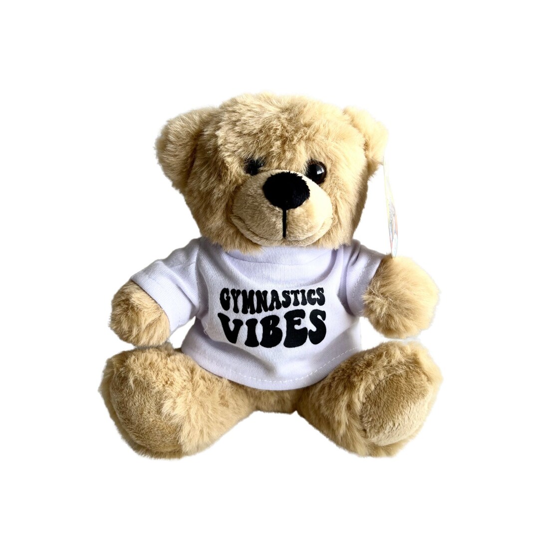 6 Inch Custom Teddy Bear, Dance Teddy Bear, Gymnastics Teddy Bear ...