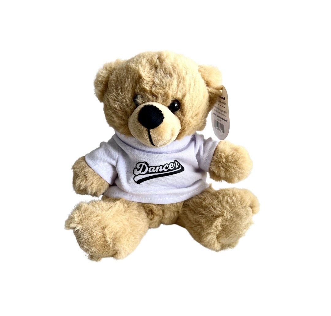 6 Inch Custom Teddy Bear, Dance Teddy Bear, Gymnastics Teddy Bear ...