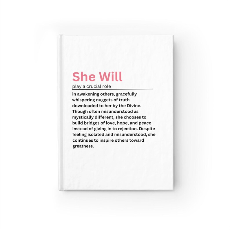 The "she Will" Journal - Blank Pages - Journal for Women ...