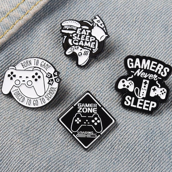 Gamer Enamel Pin - Etsy
