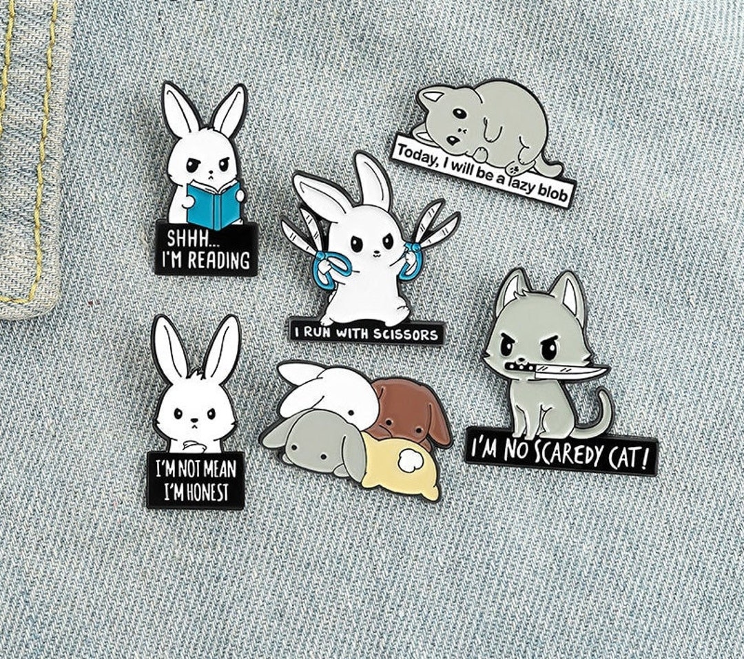 Witch Cats Enamel Pin Custom Moon Phase Wizard Cat Brooches Bag Lapel ...