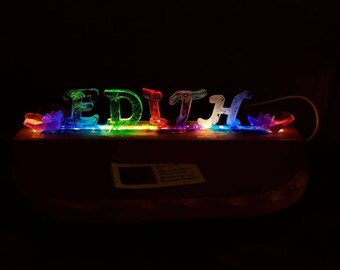 Led Name Stand - Etsy