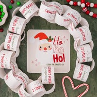 Paper Chain Advent Calendar, Nativity Printable, Advent Calendar for ...