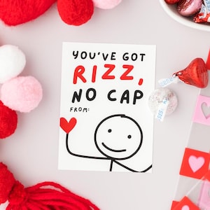 Slang Kids Valentine's Day Cards, Funny Printable Classroom Valentines ...