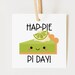 Happy Pi Day Tags, 2.5" Square Gift Tags for Pie Day, Treat Tag, Pi Day ...