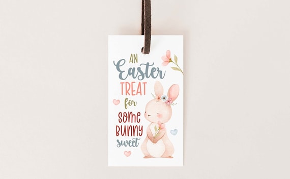 Easter Tag Easter Treat for Somebunny Sweet Printable Easter - Etsy