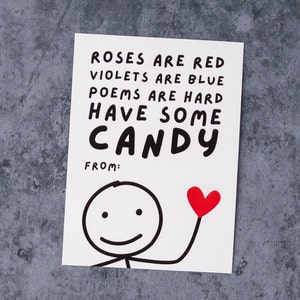 Funny Kids Valentine's Day Cards, Printable Classroom Valentines ...