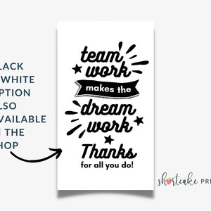 Employee Appreciation Day Gift Tag, Printable Treat Tags, Staff ...