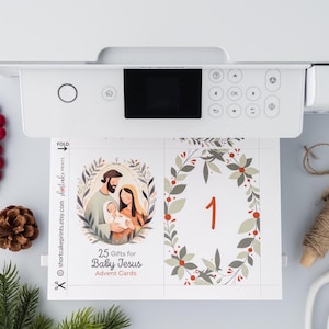 25 Gifts for Baby Jesus Advent Cards, Printable Christmas Advent ...