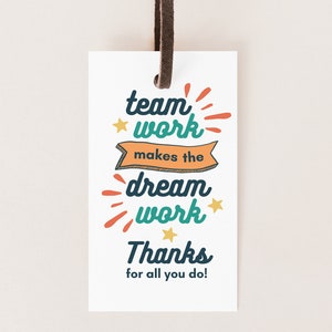 Employee Appreciation Day Gift Tag, Printable Treat Tags, Staff ...