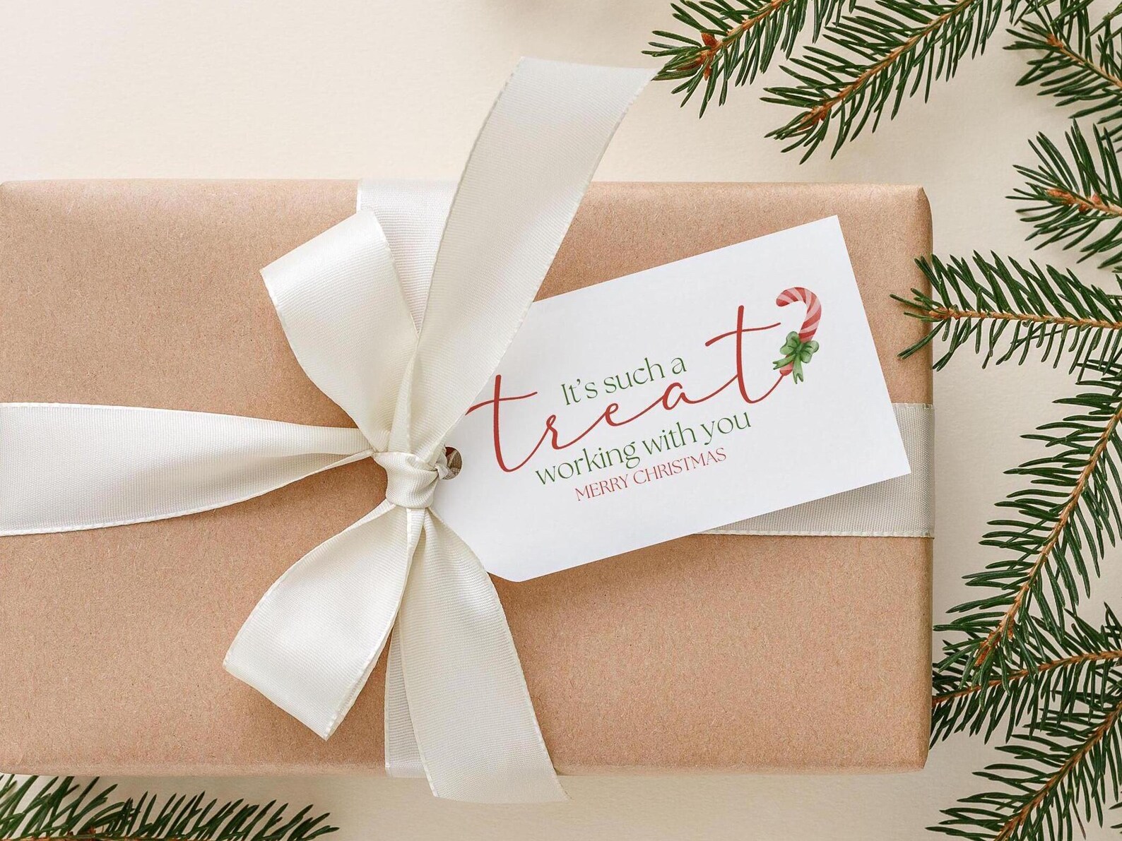 Coworker Christmas Tag, Printable Treat Tags, Christmas Work Party ...