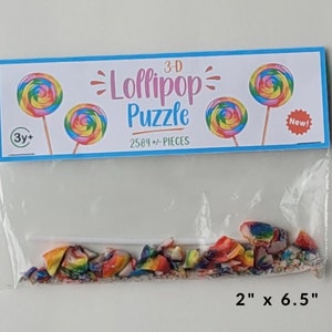 Lollipop Puzzle Printable Bag Topper, April Fool Treat Tag, DIY April ...