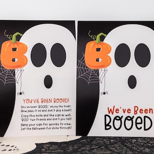 You've Been Booed Poem, Printable Halloween Game, Neighborhood ...