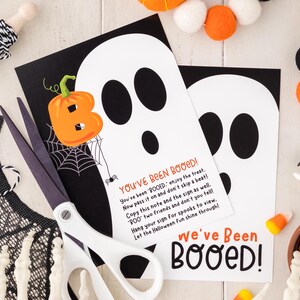 You've Been Booed Poem, Printable Halloween Game, Neighborhood ...