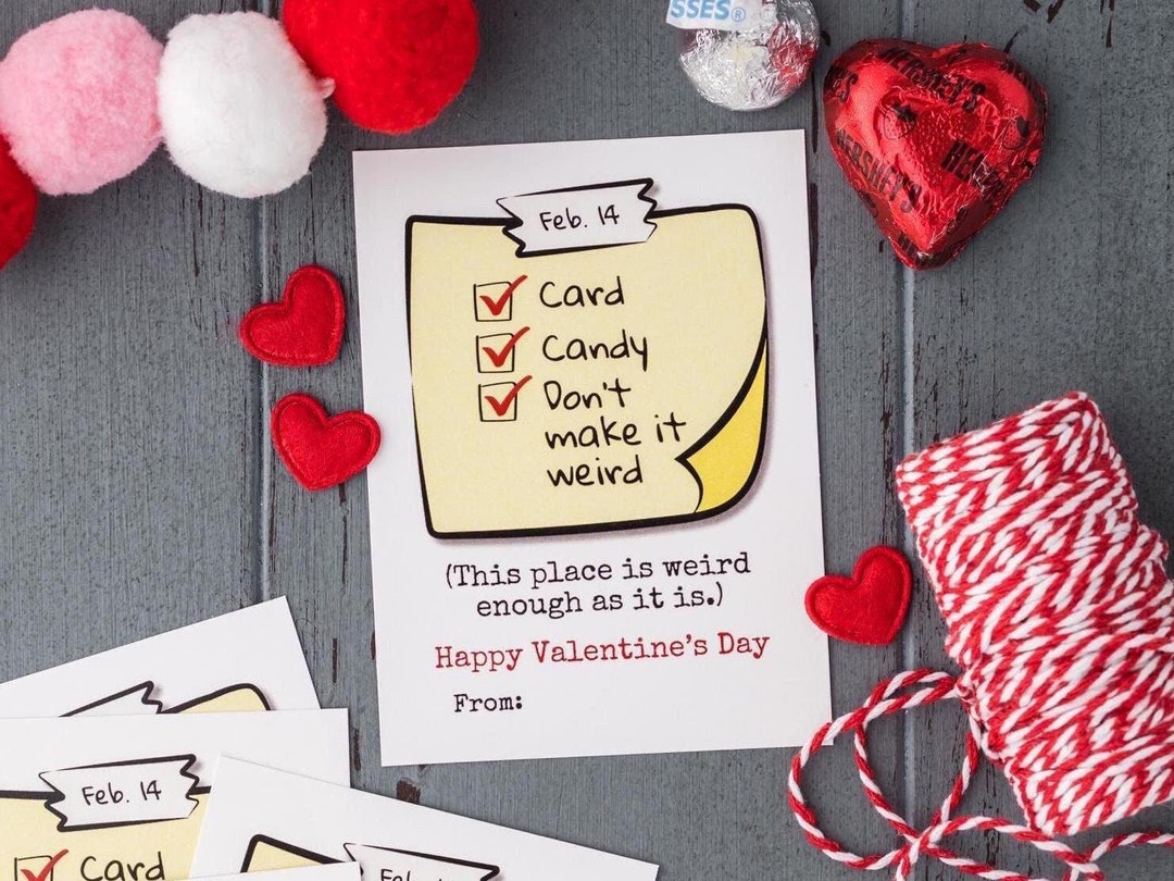 Funny Coworker Valentines, Printable Valentine's Day Cards, Office ...