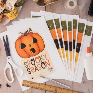 Halloween Countdown Chain, Printable Halloween Calendar for Kids ...