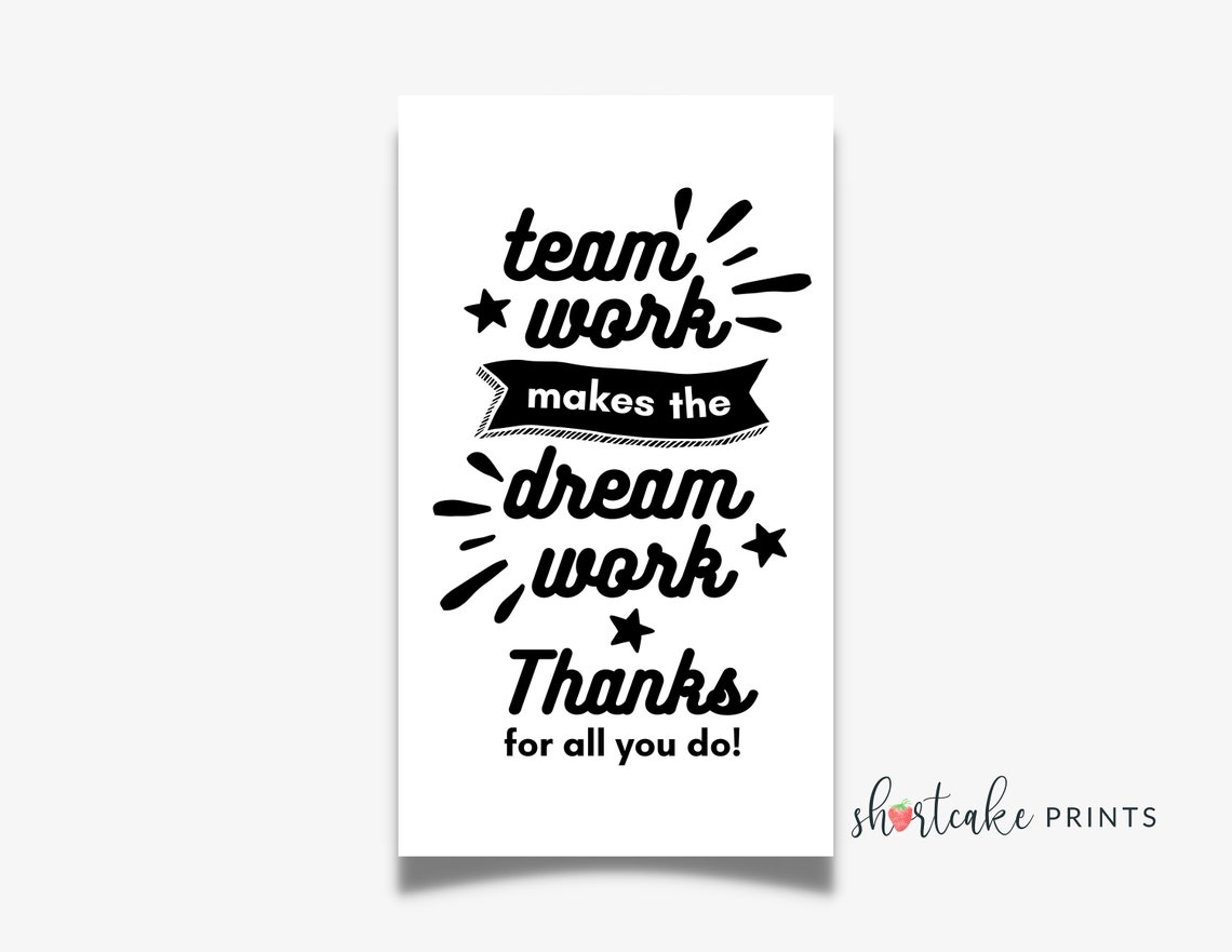 Employee Appreciation Day Gift Tags, Printable Treat Tag, Staff ...