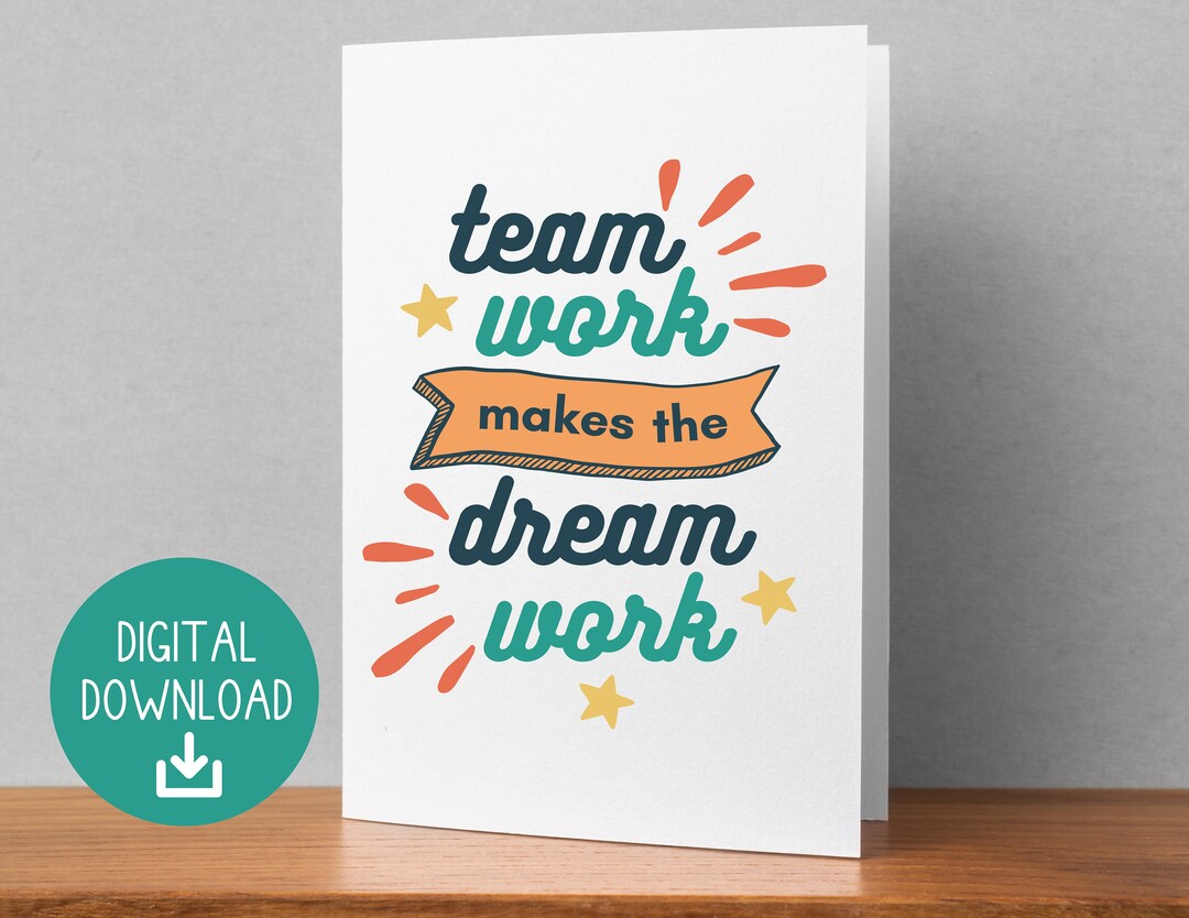 Employee Appreciation Card, 5"x7" Blank Inside, Motivational Card ...