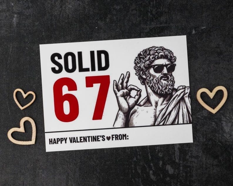 6 7 Valentine Printable, Tween Slang Classroom Valentines, Cool Black ...