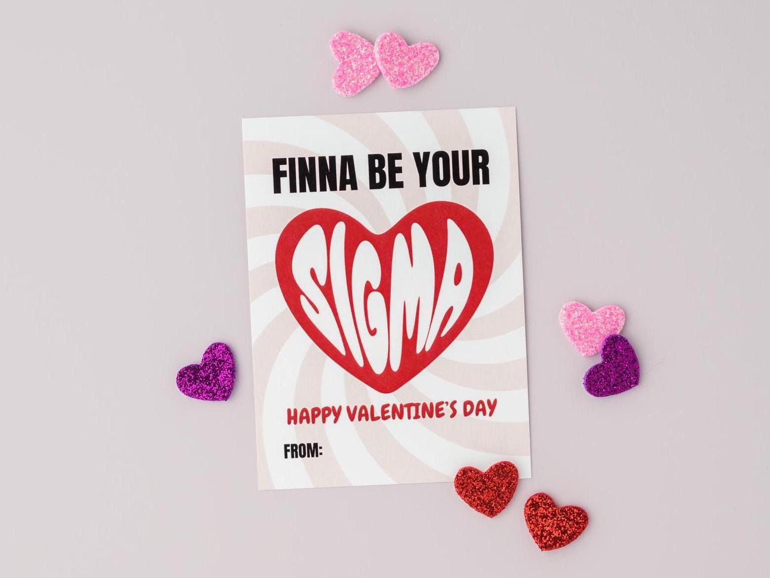 Funny Slang Valentine's Day Cards for Kids, Printable Classroom ...