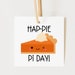 Happy Pi Day Tags, 2.5" Square Gift Tags for Pie Day, Treat Tag, Pi Day ...