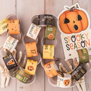 Halloween Countdown Chain, Printable Halloween Calendar for Kids ...