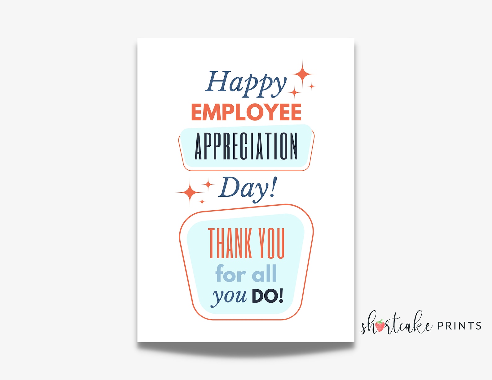 Card for Employee Appreciation Day, Staff Appreciation, Appreciation ...