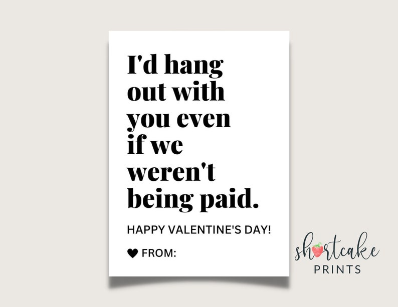 Coworker Valentine Funny Workplace Valentine Cards Office - Etsy