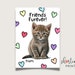 Kitten Valentine Cards, Cat Valentine, Kids Valentines for School ...