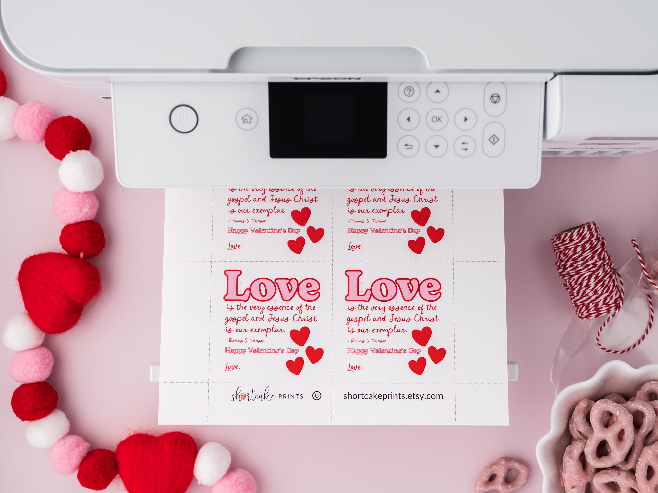 LDS Valentines, February Ministering Handout, LDS Relief Society ...