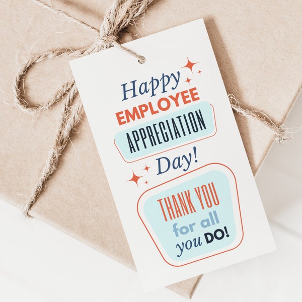 Employee Appreciation Printable - Etsy