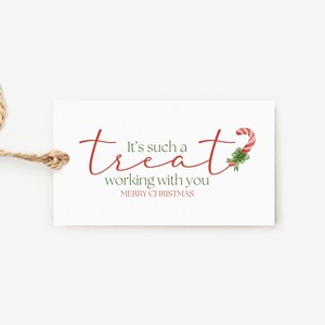 Coworker Christmas Tag, Printable Treat Tags, Christmas Work Party ...
