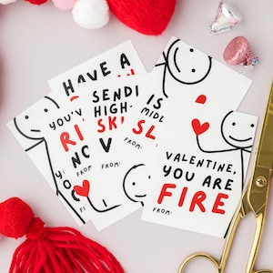Slang Kids Valentine's Day Cards, Funny Printable Classroom Valentines ...