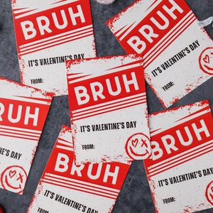 Bruh It's Valentine's Day, Tween Valentine, Funny Kids Valentine ...