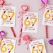 Pencil Valentine Printable, 6 7 Slang Classroom Valentine Exchange ...