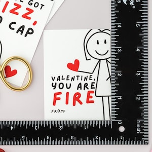 Tween Girl Stick Figure Valentine's Day Cards, Slang Kids Funny ...