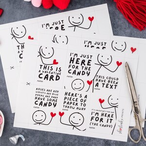 Funny Kids Valentine's Day Cards, Printable Classroom Valentines ...